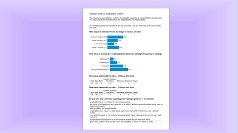 Snap Surveys examples - MRDC Software