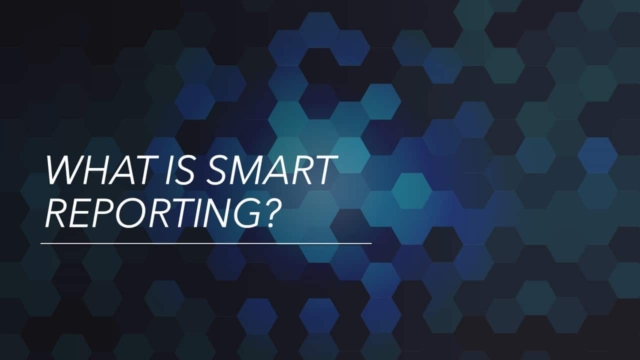 What is Smart Reporting - MRDC Software