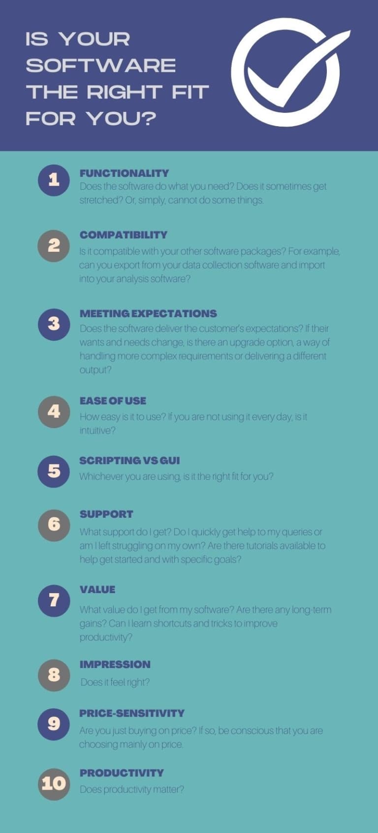 Is your software the right fit for you? - MRDC Software